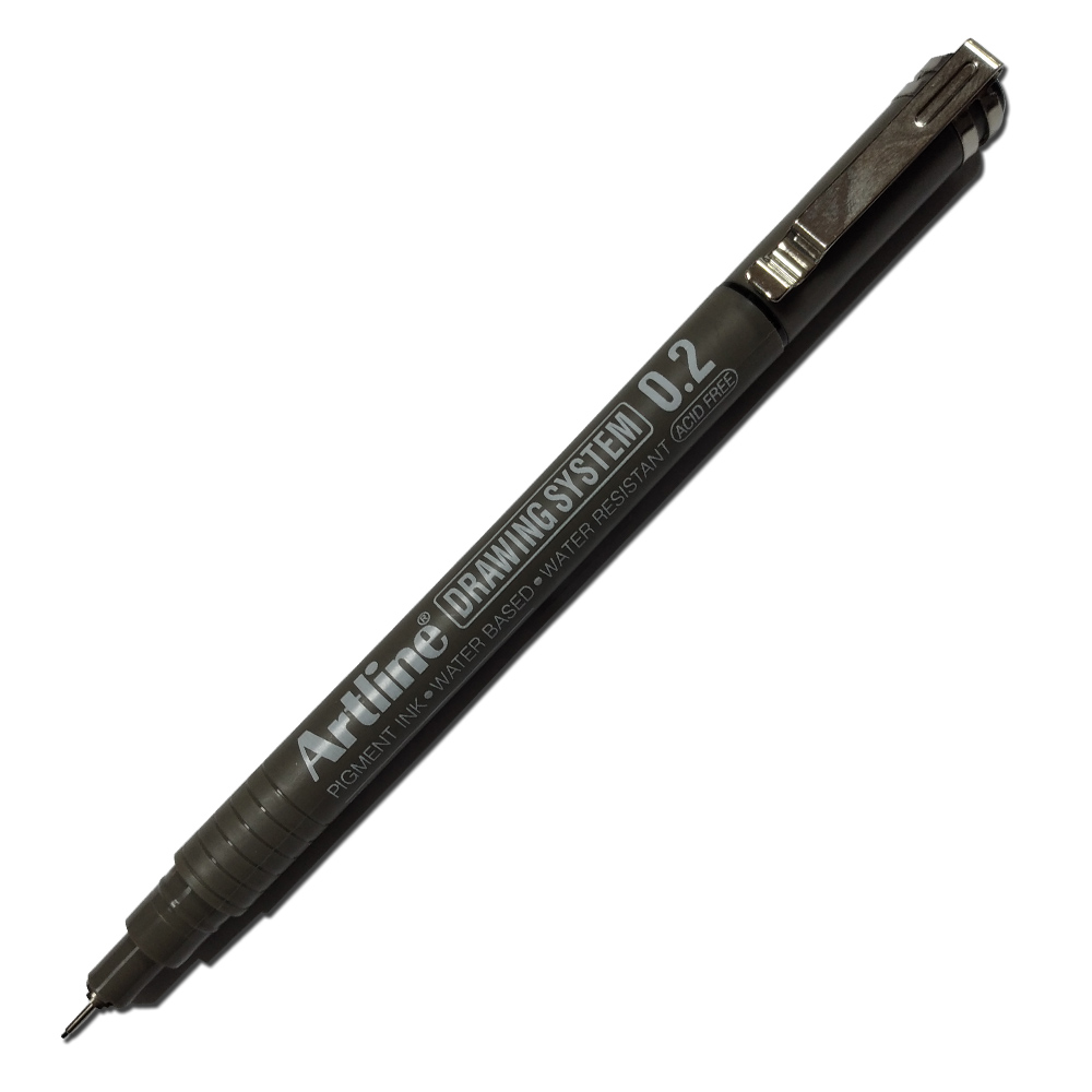 Drawing System Pen EK-232N 0.2mm, Black Artline | DelCity Ltd