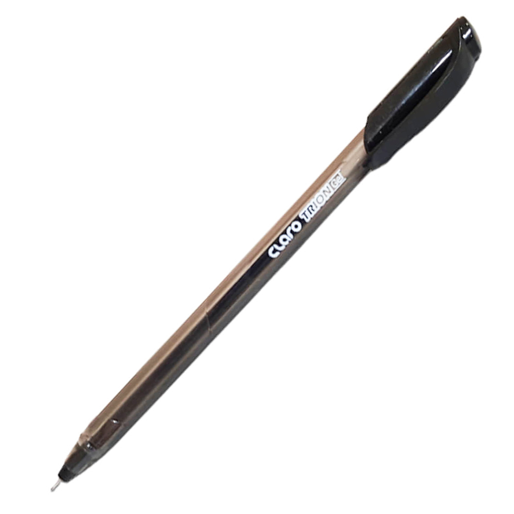 Gel Pen Trion 0.6mm Tip, Black Claro | DelCity Ltd
