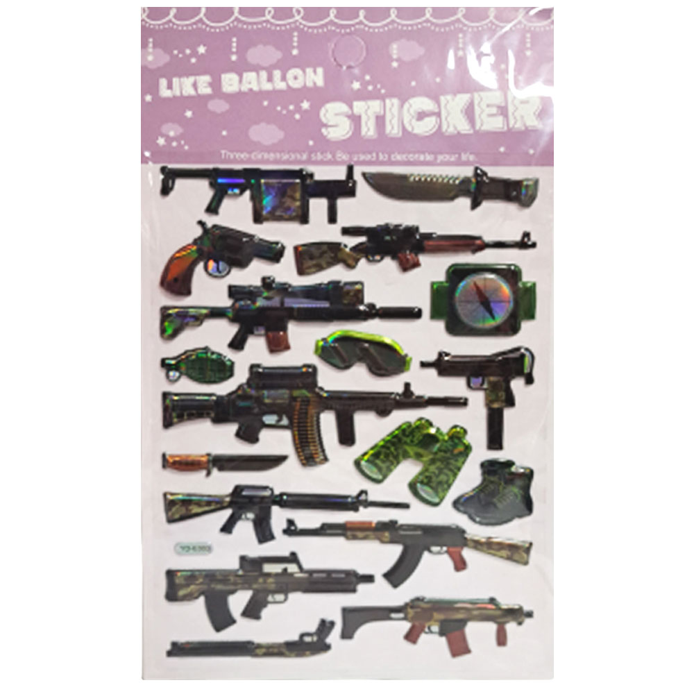 Sticker Ref STIYDE Like Ballon WYS | DelCity Ltd