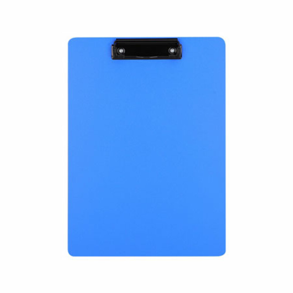 Clip Board Foam PP Ref F75432 A4, Metal Clip, Blue Deli | DelCity Ltd