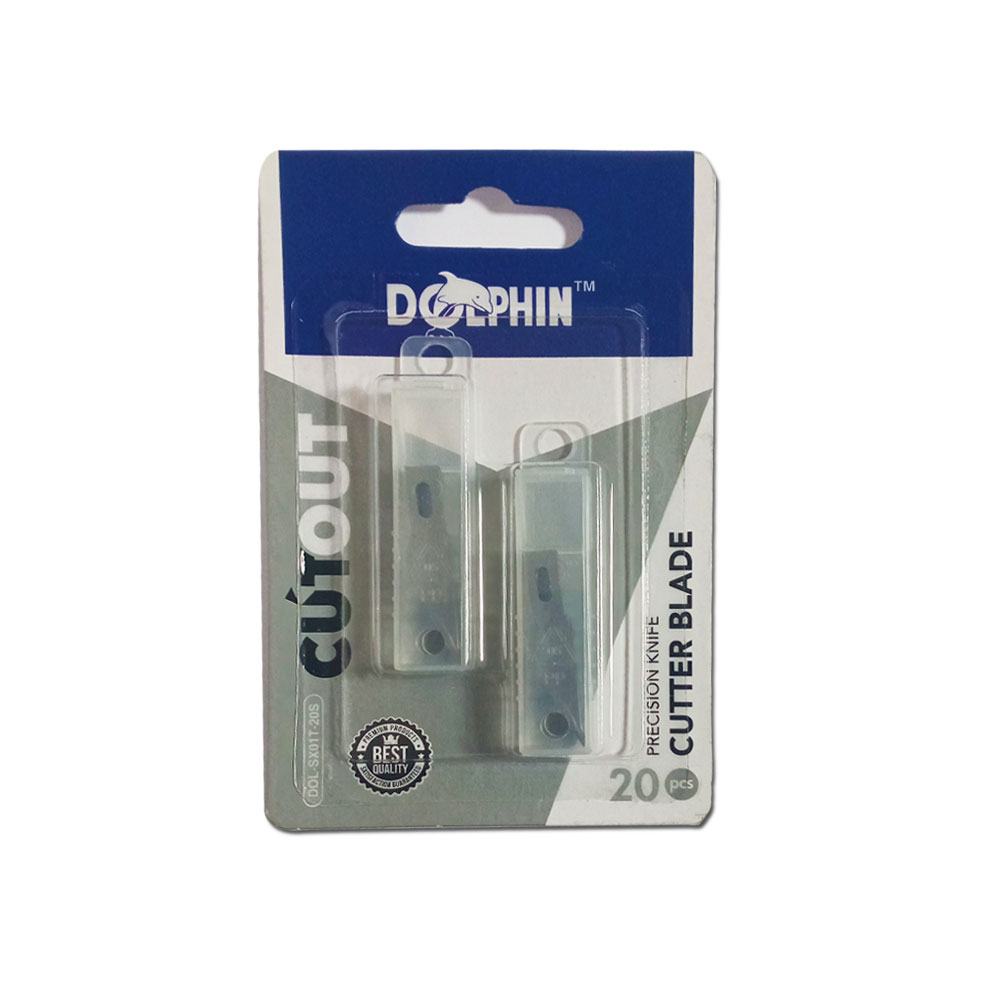 Blades (Art Knife) Ref SX-01 41*5.8 mm [Pk 20] Dolphin | DelCity Ltd
