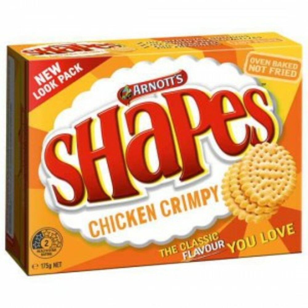 Shapes 190g Mixed Flavor Arnotts | DelCity Ltd