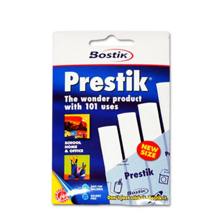 Rubber Mastic Adhesive Prestik 50g, White Bostik | DelCity Ltd