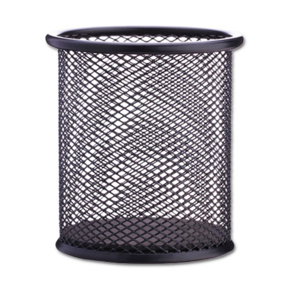 Pen Holder Ref E9172 Ø91*H98mm, Metal Black Deli | DelCity Ltd