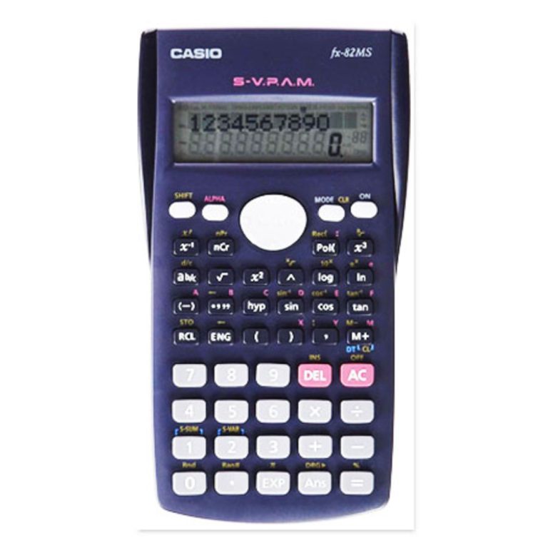 Scientific Calculator Ref fx-82MS 12 Digits, W80*D155mm Casio | DelCity Ltd