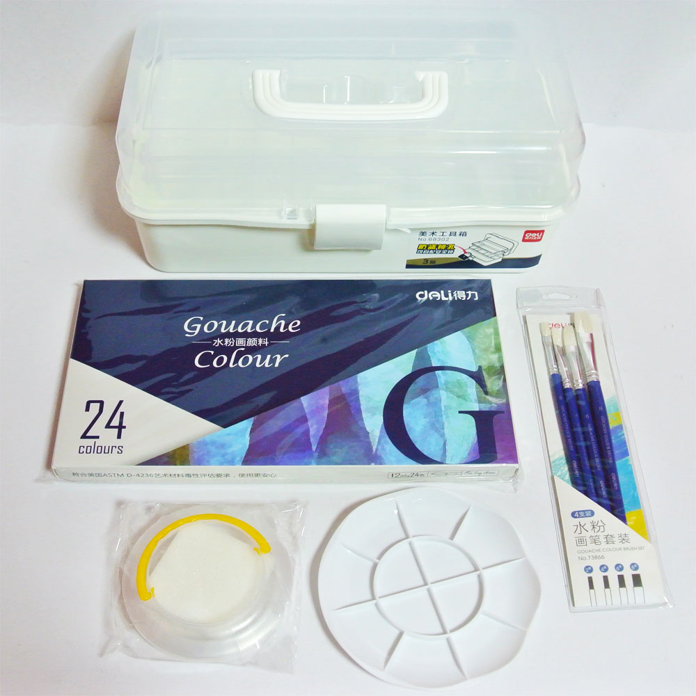 Gouache Set Ref HS311-24 24 colors, Assorted Deli | DelCity Ltd
