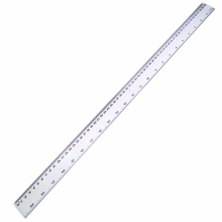 Plastic Transparent Ruler 24 inch/ 60 cm No brand | DelCity Ltd