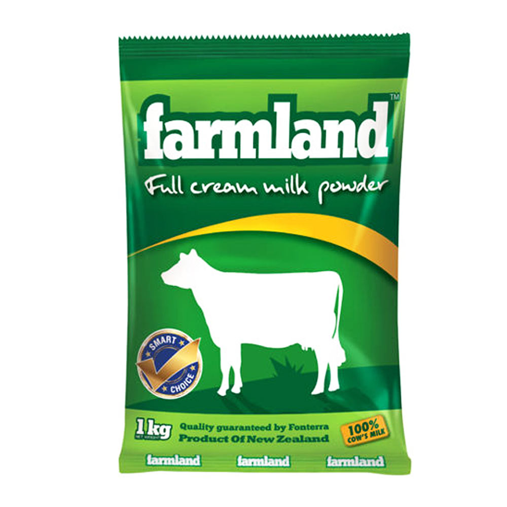 Milk Powder Foiled Pack 1kg Farmland | DelCity Ltd